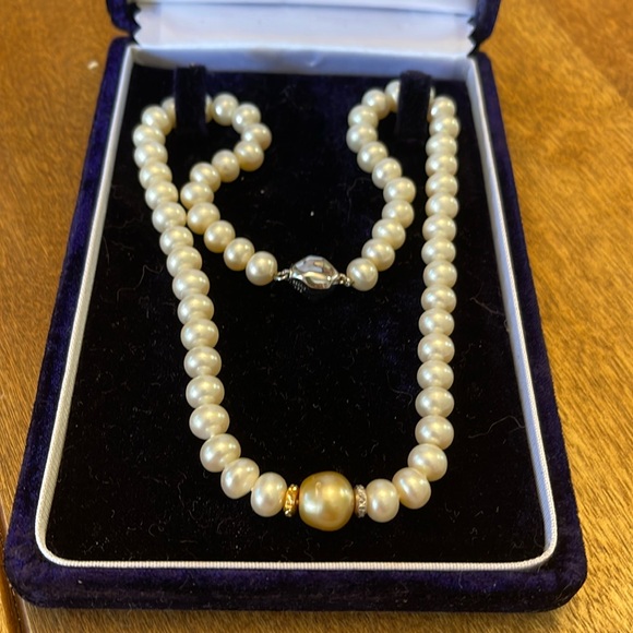 Wally Yonamine | Jewelry | Authentic Wally Yonamine Pearl Necklace 75 ...